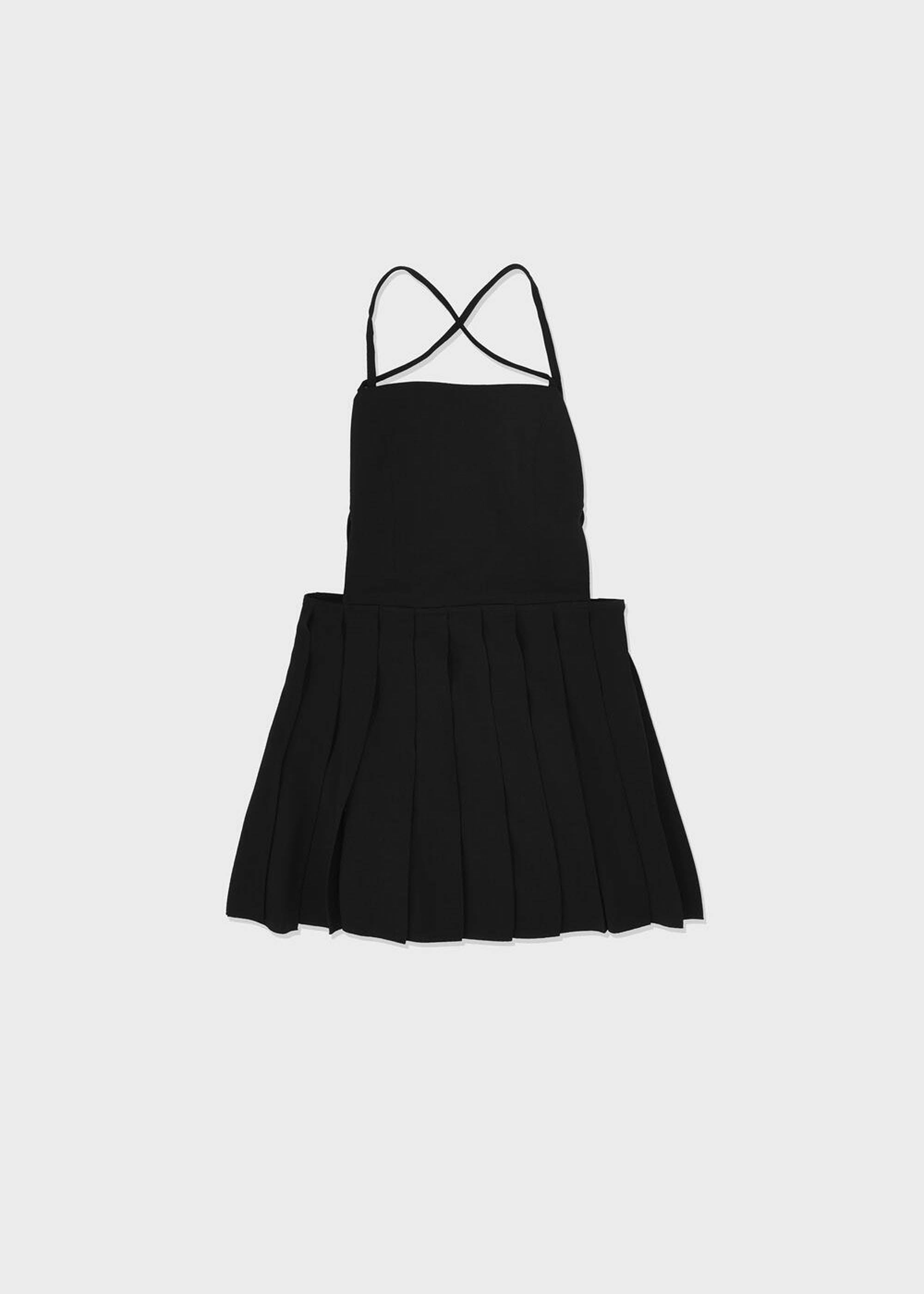 Black Apron Mini Dress – 157Moments